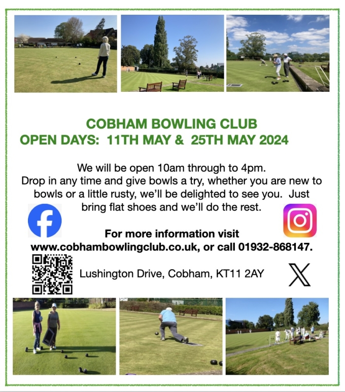 Welcome to Cobham Bowling Club